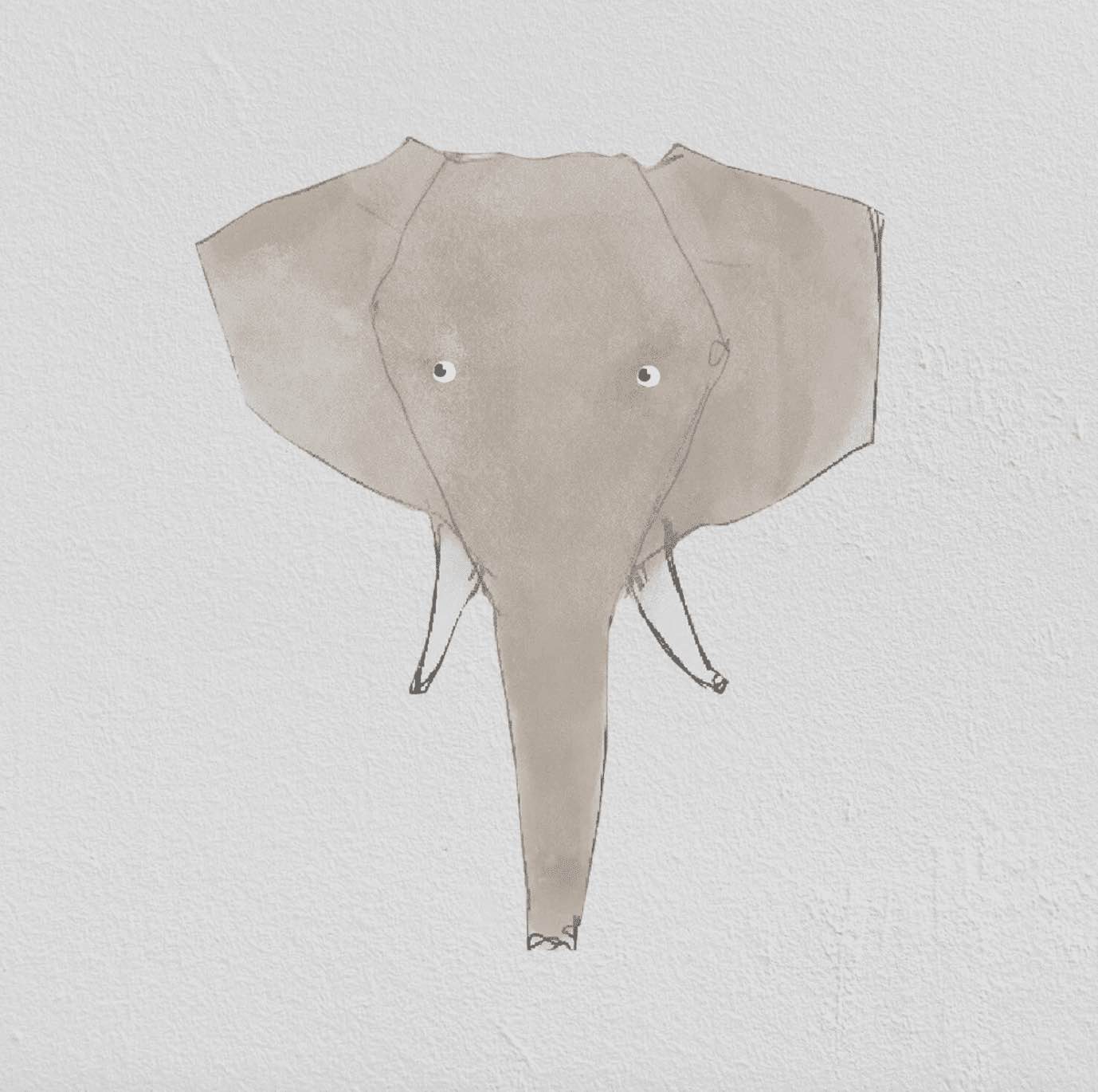 Elefante - Autocolante Parede Infantil - Croki Designs