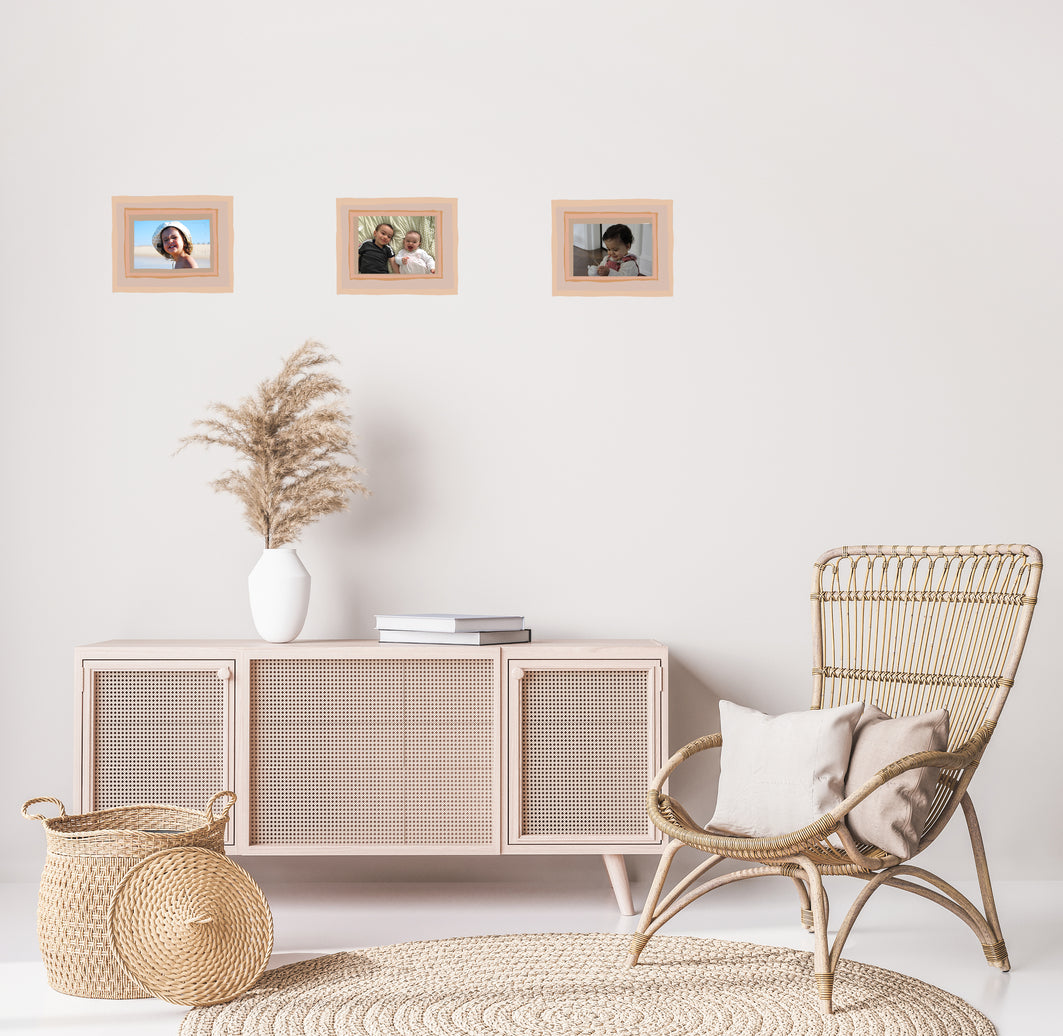 Moldura Bege - Autocolante Parede Infantil - Croki Designs